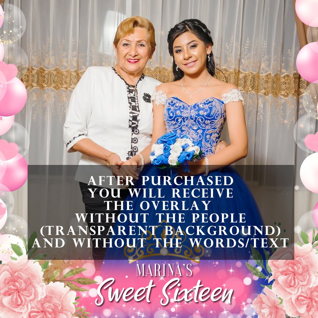 360 Overlay for Touchpix, Dzentech Etc. 1072x1072, Pink Balloons With ...