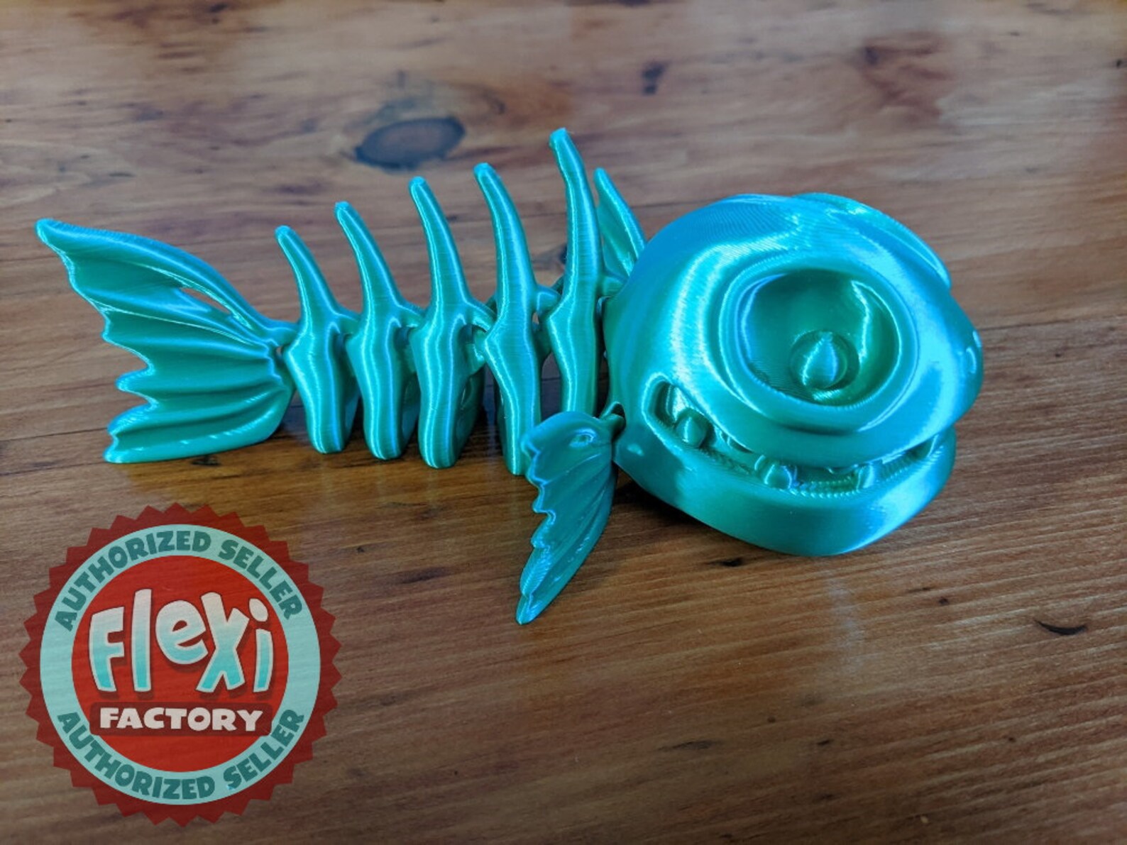 Flexi Factory Flexi Angler Fish Articulating 3D Printed Toy - Etsy