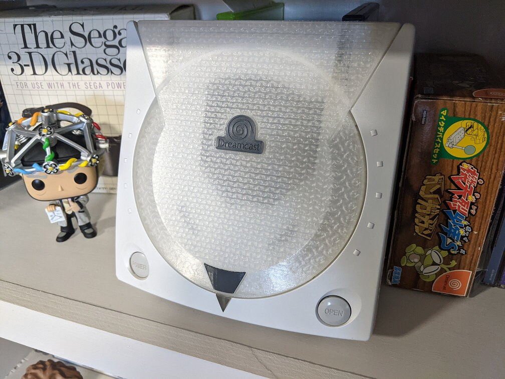 Sega Dreamcast Lid - Customizable 3d-printed Replacement - Etsy