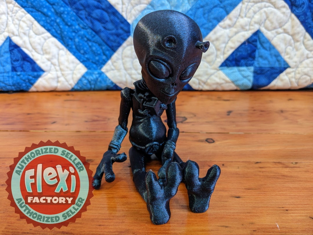 Flexi Factory Alien - Articulated 3D Printed Toy - Etsy