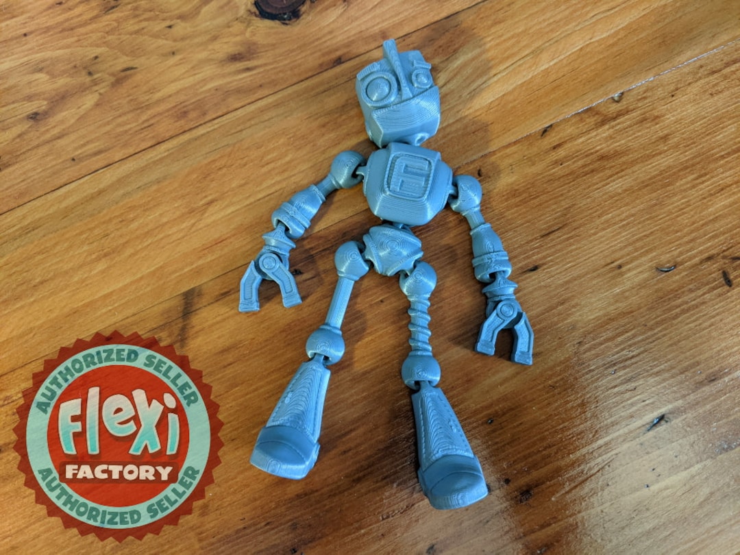 Flexi Factory Robot - Articulated 3D Printed Toy - Etsy