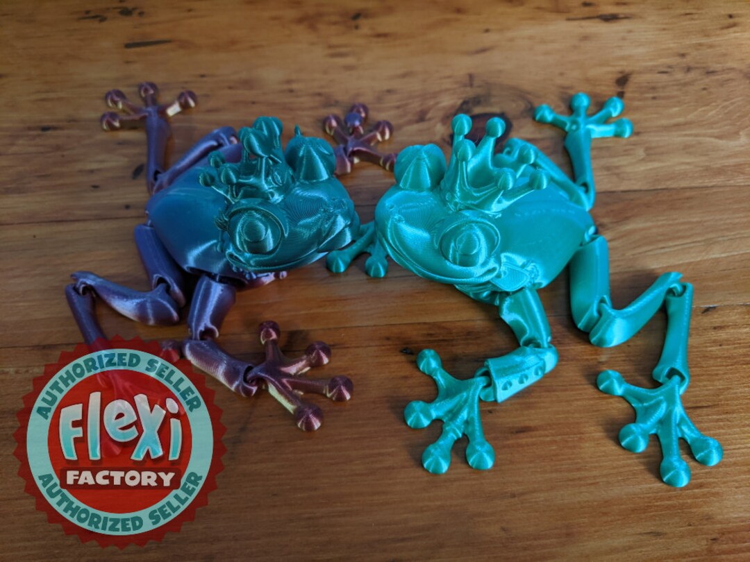 Flexi Factory Prince & Princess Frog BUNDLE - Articulated 3D Printed ...