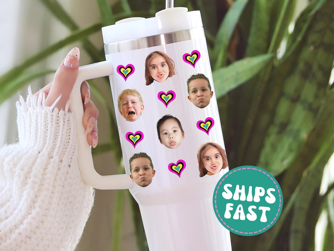 Funny Custom Kids Face Baby Face 40 Oz Tumbler, Baby Face Gift for Mom ...