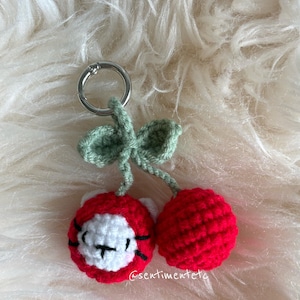 Crochet Bunny and Bear Keychain Set, Cute Handmade Animal Bag Charms ...