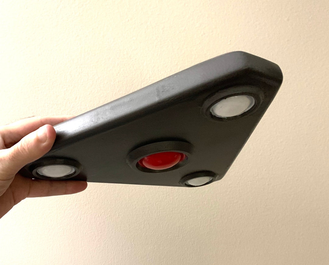 Black Triangle UFO Large Model (3D Printed in PLA and Painted) - Etsy