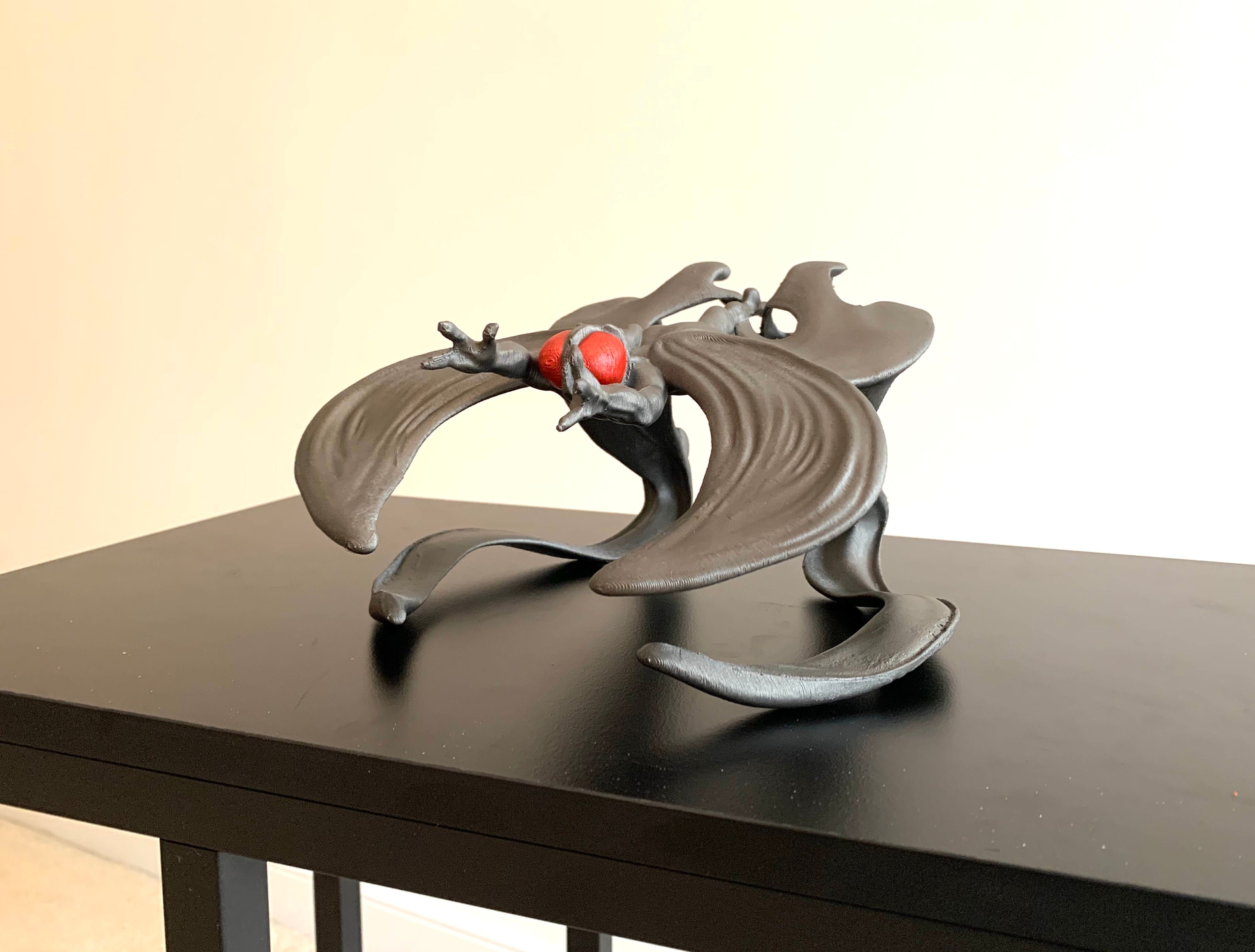 Mothman Cryptid Model 3D Printed in PLA and Painted - Etsy