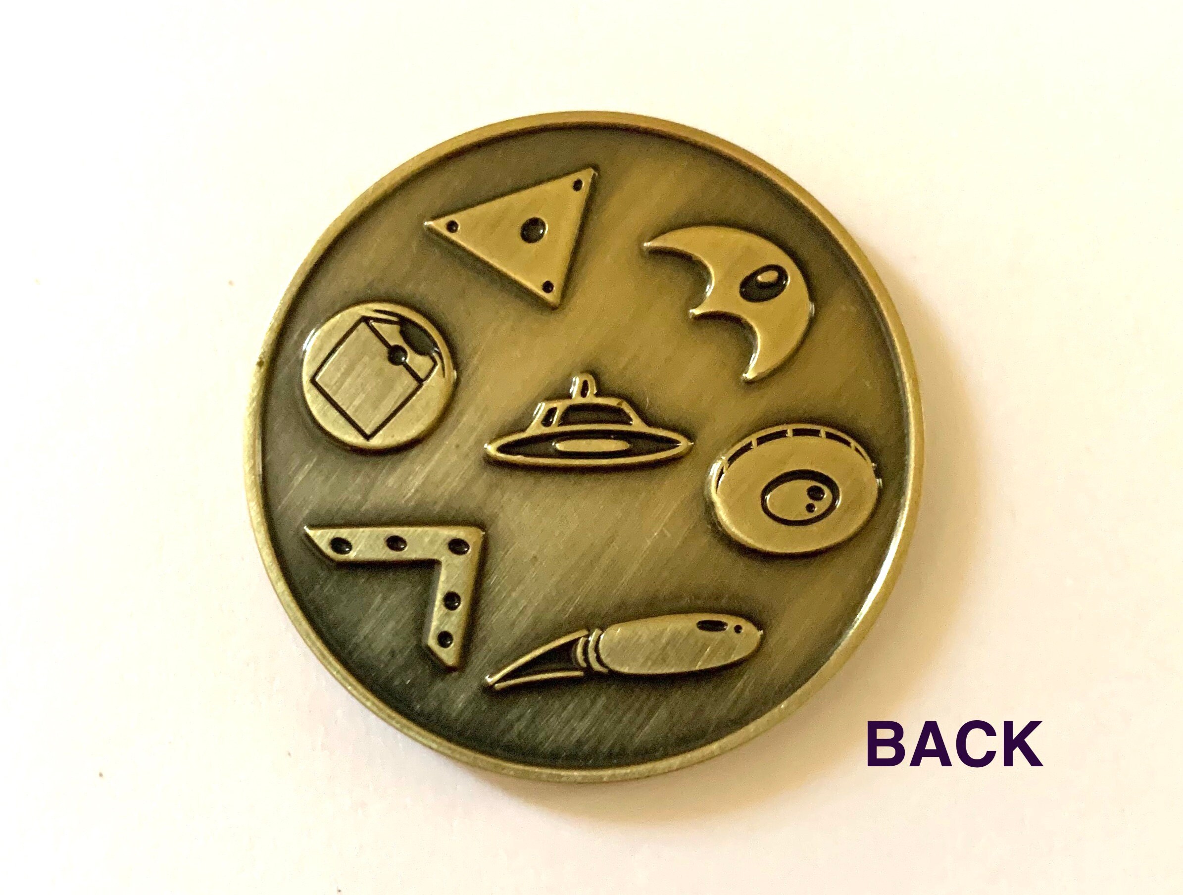 Phoenix Lights Mass UFO Sighting Coin antique Bronze Tone - Etsy