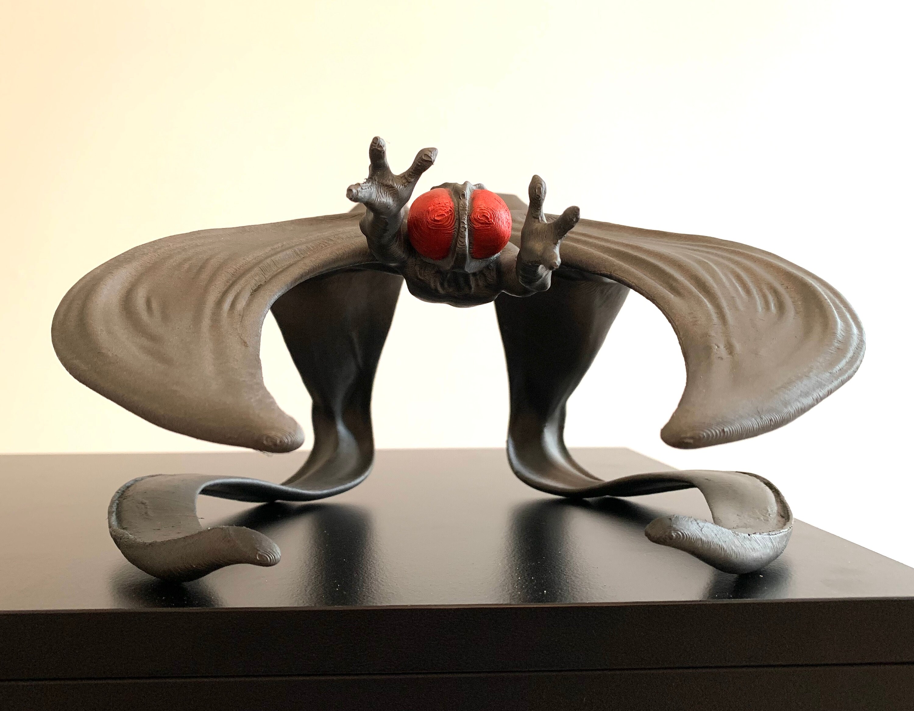 Mothman Cryptid Model 3D Printed in PLA and Painted - Etsy