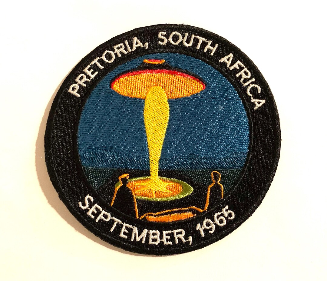 Pretoria, South Africa UFO Landing Iron-on Patch - Etsy