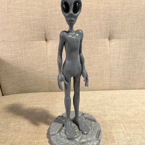 Gray Alien Model (3D Printed in PLA and Painted) - Etsy