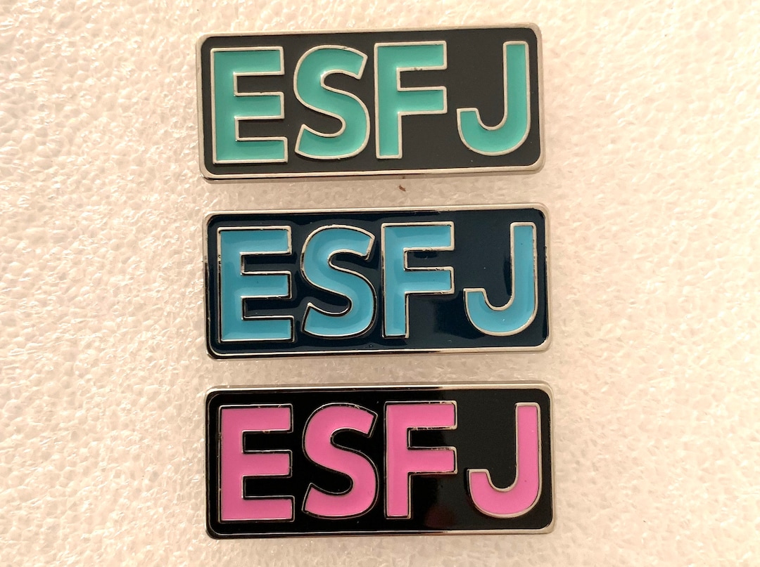ESFJ Personality Lapel Pin (choose Color) - Etsy