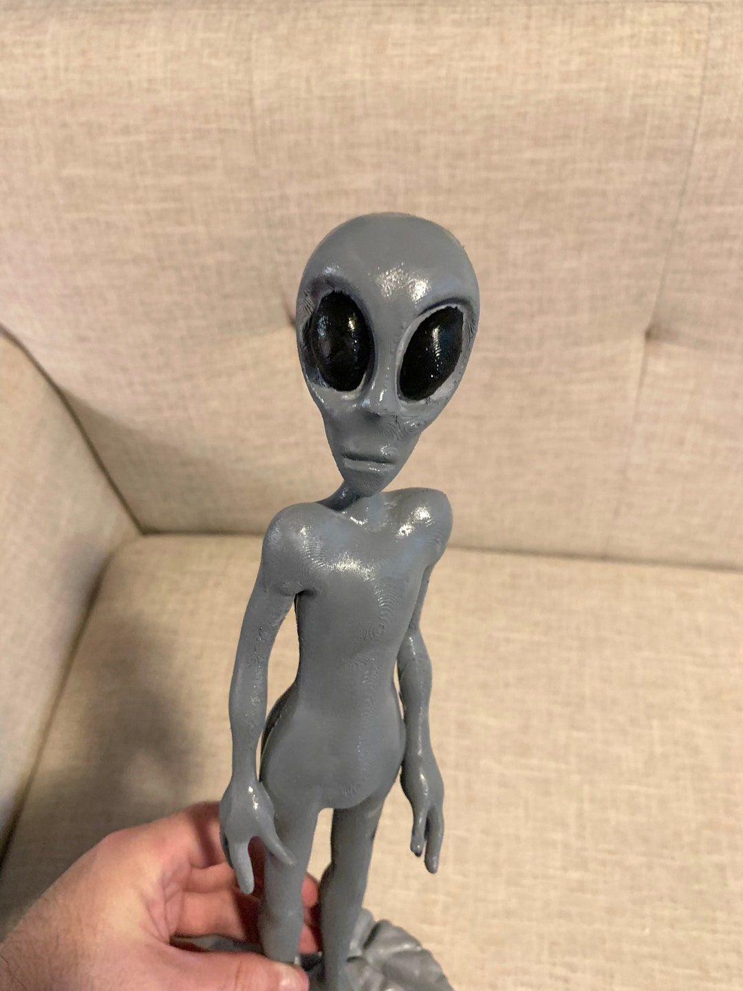 Gray Alien Model (3D Printed in PLA and Painted) - Etsy
