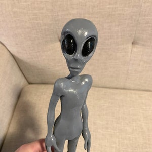 Gray Alien Model (3D Printed in PLA and Painted) - Etsy
