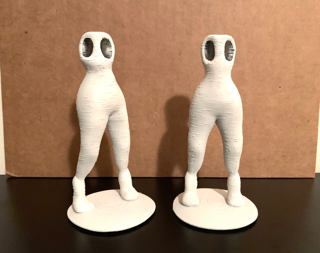 Pair of Fresno Nightcrawler Cryptid Models (3D Printed in PLA and ...