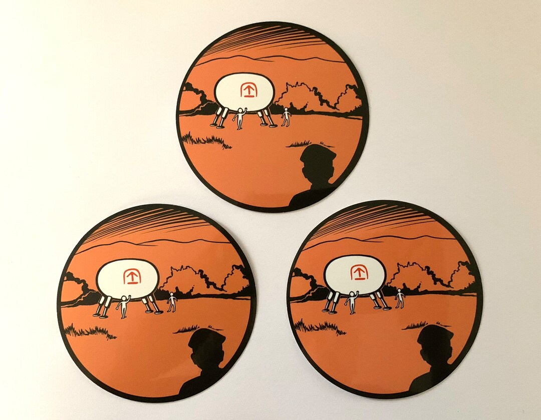 Socorro, New Mexico UFO Sighting Sticker Set 3 Stickers - Etsy