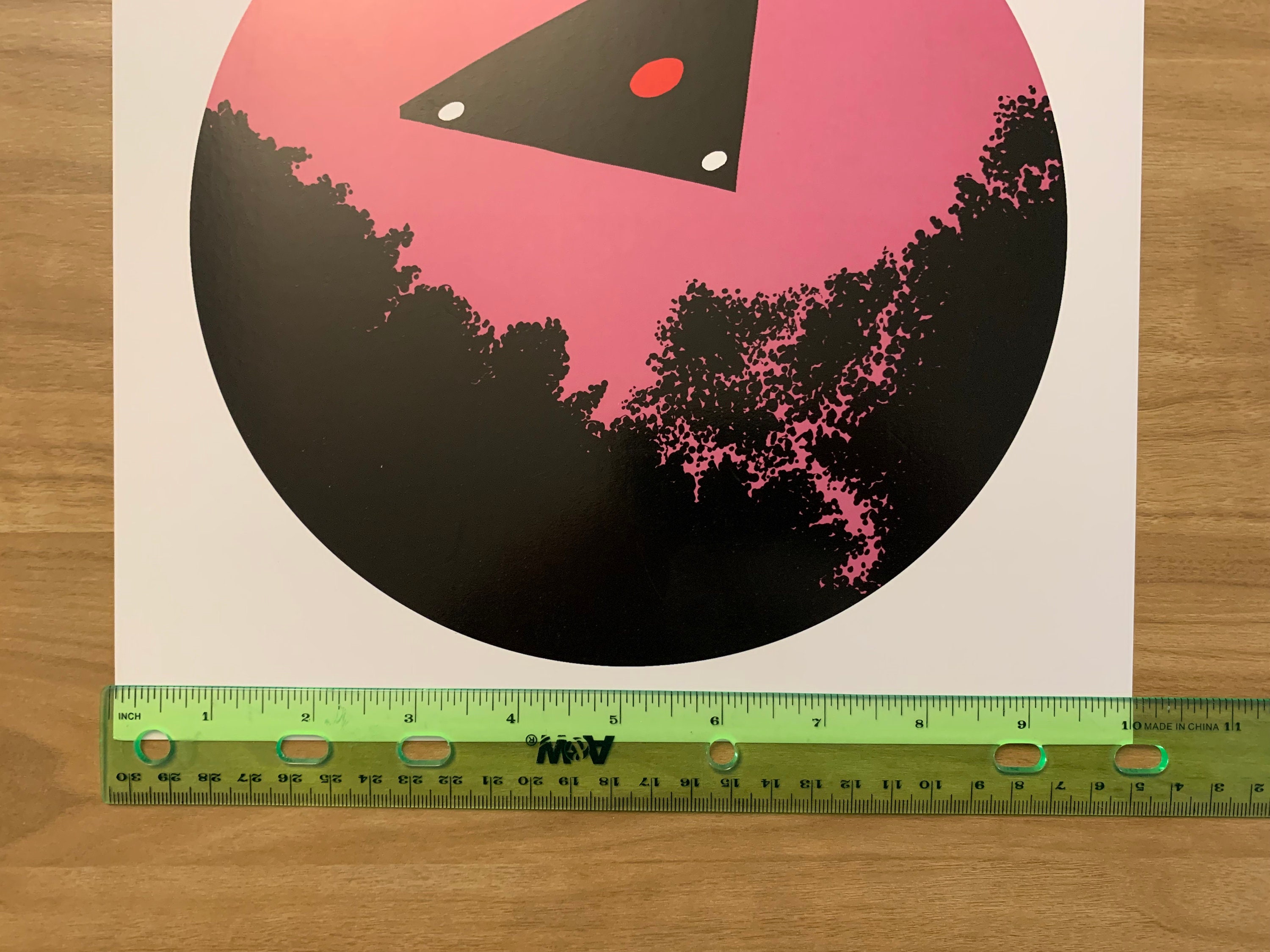Belgium Black Triangle UFO Wave 10"x10" Art Print - Etsy