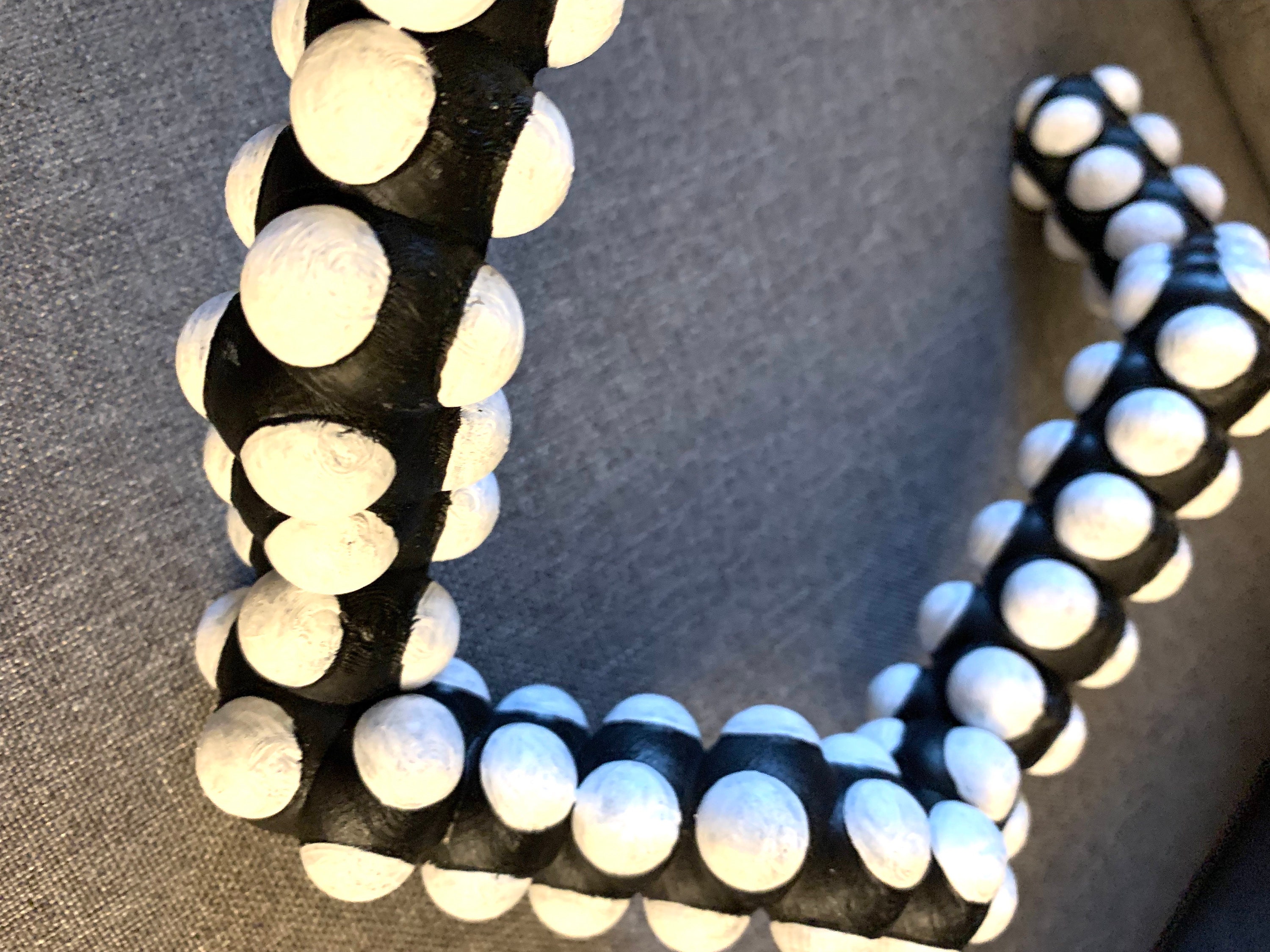 Polyethylene Segment Space-filling Polymer Molecular Model 3D Printed ...