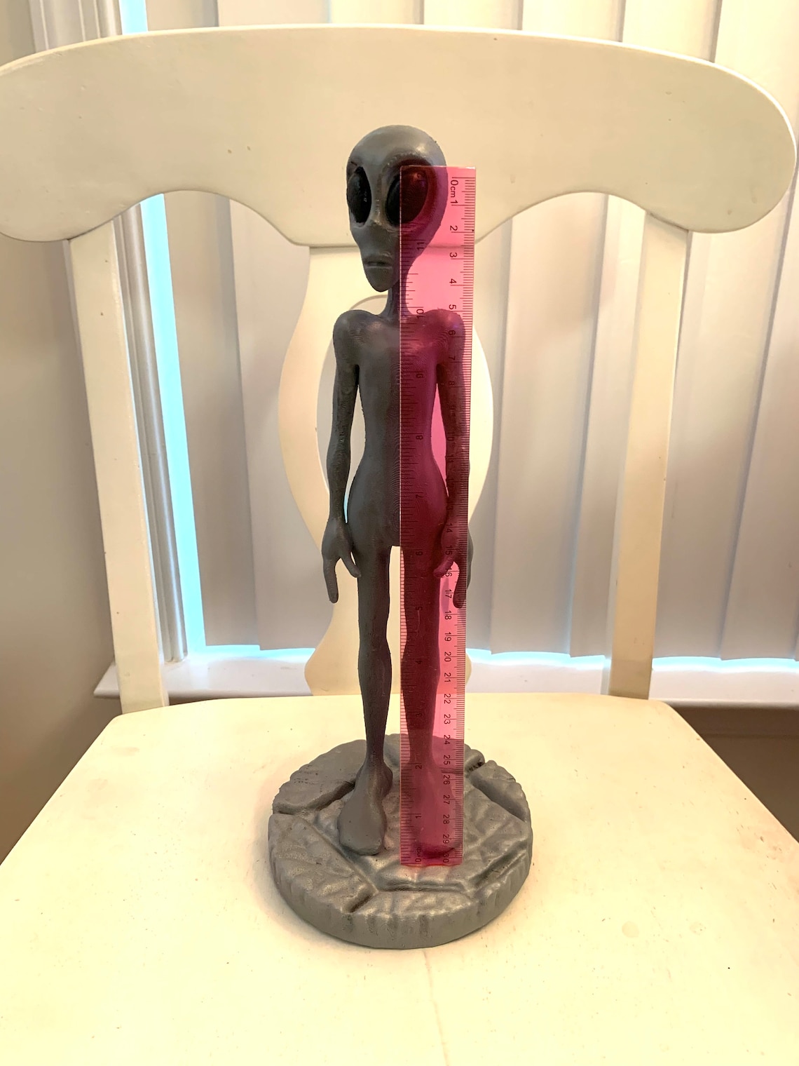 Gray Alien Model 3D Printed in PLA and Painted - Etsy