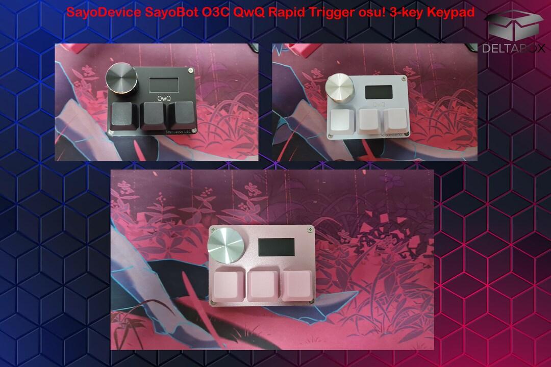 Sayodevice Sayobot O3C Qwq Rapid Trigger Osu 3-key Keypad READ ...