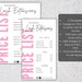 Lash Price List Template, Lash Extensions Forms, Lash List Templates ...