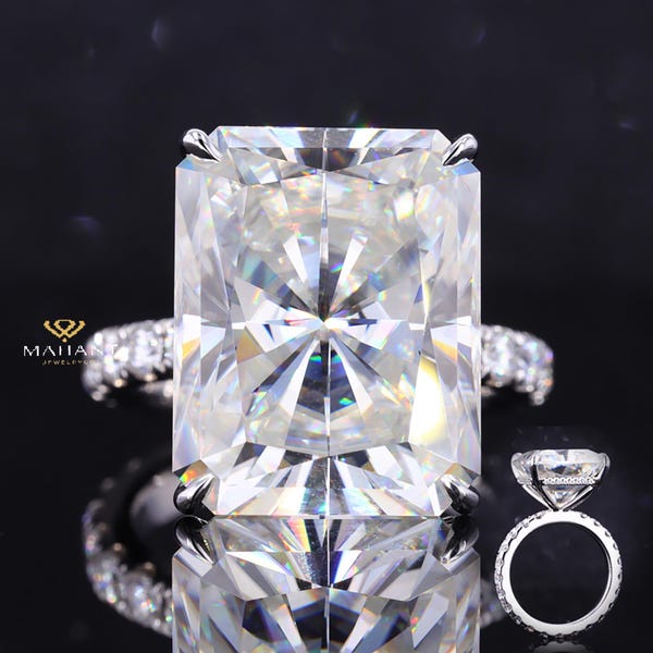 Large Diamond Ring - Etsy