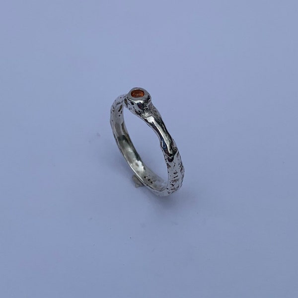 Cast Silver Ring - Etsy