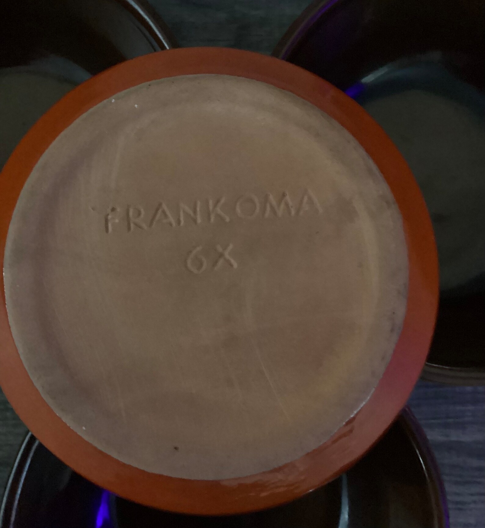 Vintage Frankoma Flame Red 6X 5 1/2 Bowls Set of 4 - Etsy