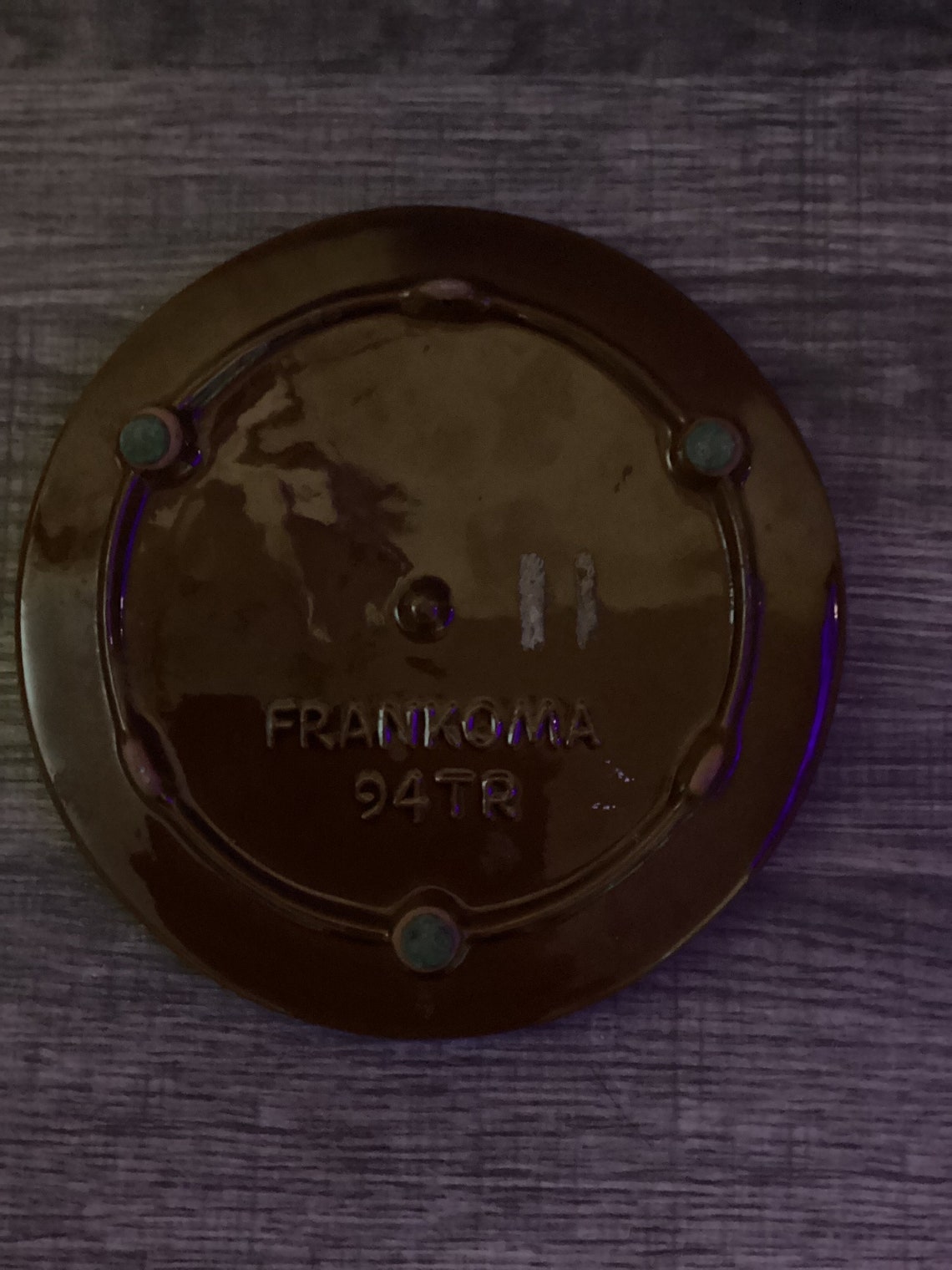 Vintage Frankoma Red Flame Rooster Trivet 94TR - Etsy