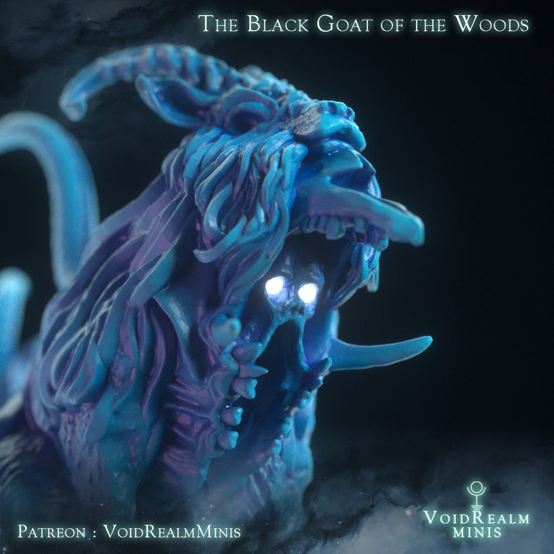 Black Goat by Void Realm Miniatures | Painted | - Etsy