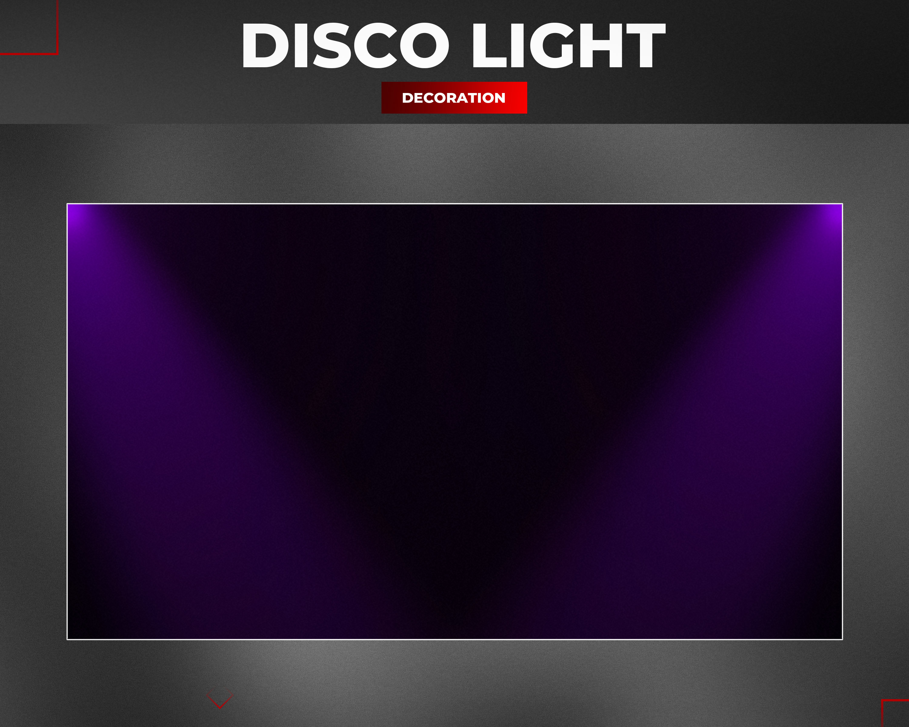 Disco Light Stream Decoration | 3 Purple Transparent Overlays | Loop ...