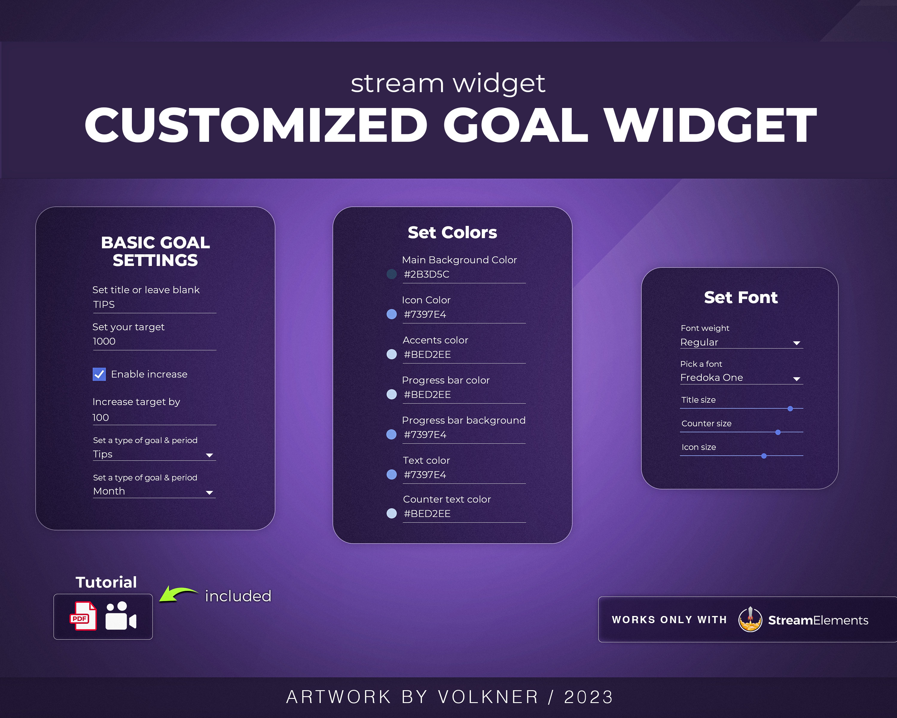 Subs Goal Twitch Widget ・ Twitch Streamers | Sub Goal | Donation Widget ...