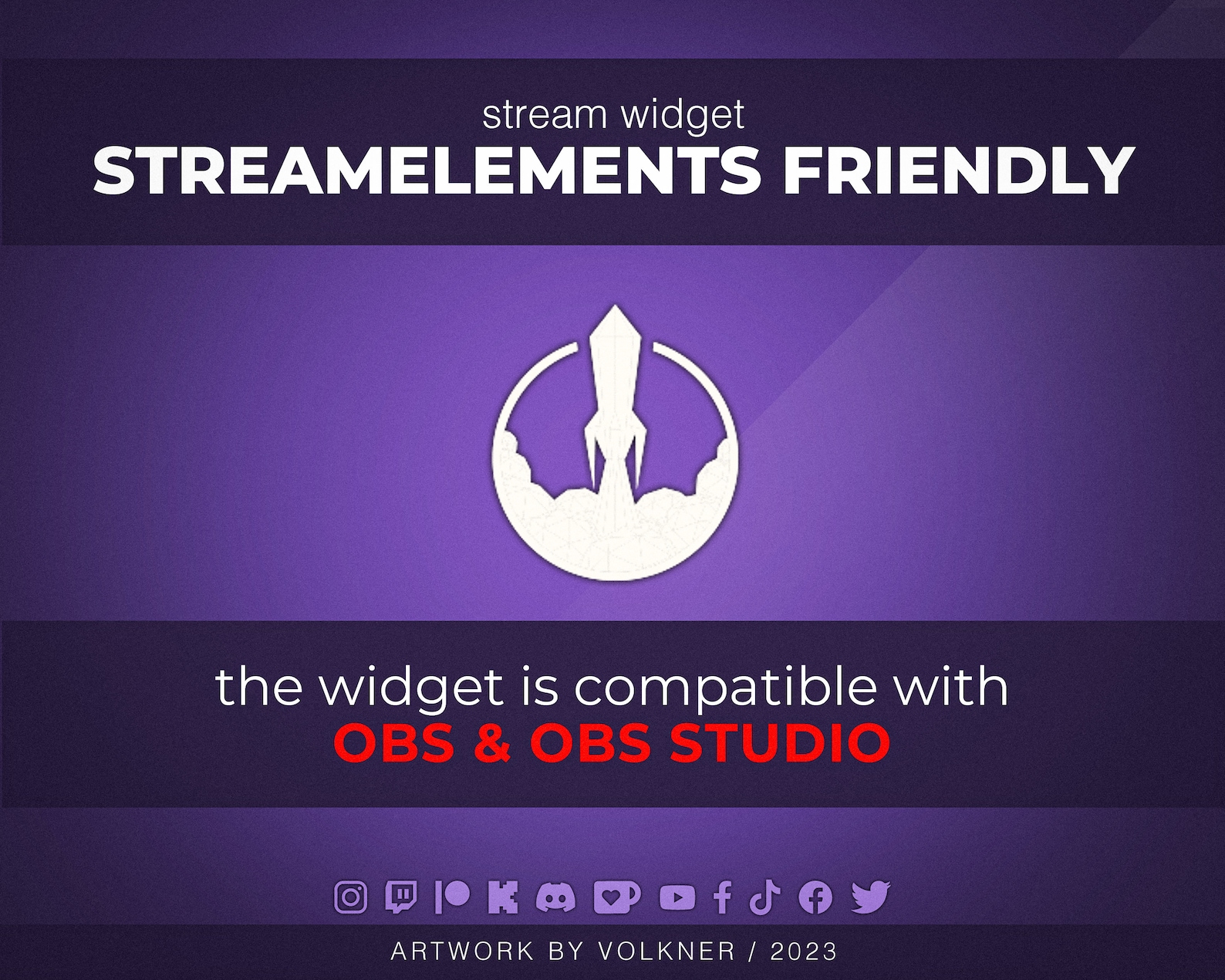 Customizable Social Media Button | Lower Thirds for Twitch/youtube ...