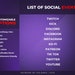 Custom Social Media Stream Overlay | Twitch Social Lower Thirds | 10 ...