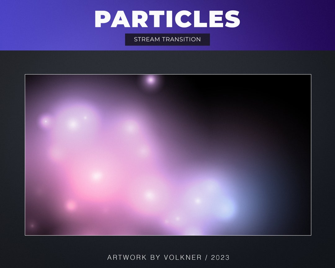 Particles Stream Transition | Vtuber Stinger | Cute Animated Scenes ...