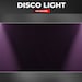 Disco Light Stream Decoration | 3 Light Pink Transparent Overlays ...