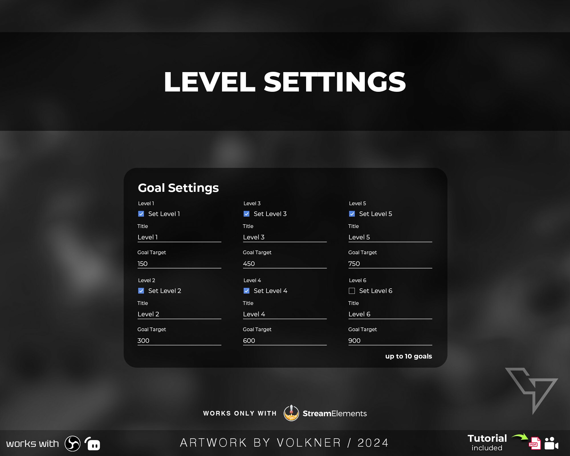 Cyberpunk Stream Widget | Twitch Sub Goal | Tips/sub/cheers/follower ...