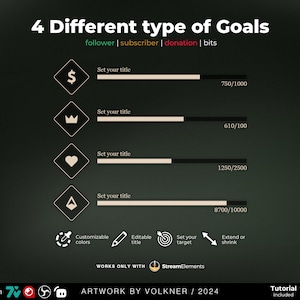 Classic Twitch Chat | Stream Chat & Goal Widget | Customizable Colors ...