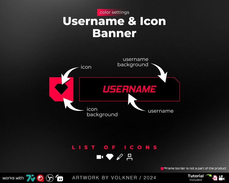 Futuristic Twitch Chat & Goal Widget | Stream Chat Box With Sub Goals ...