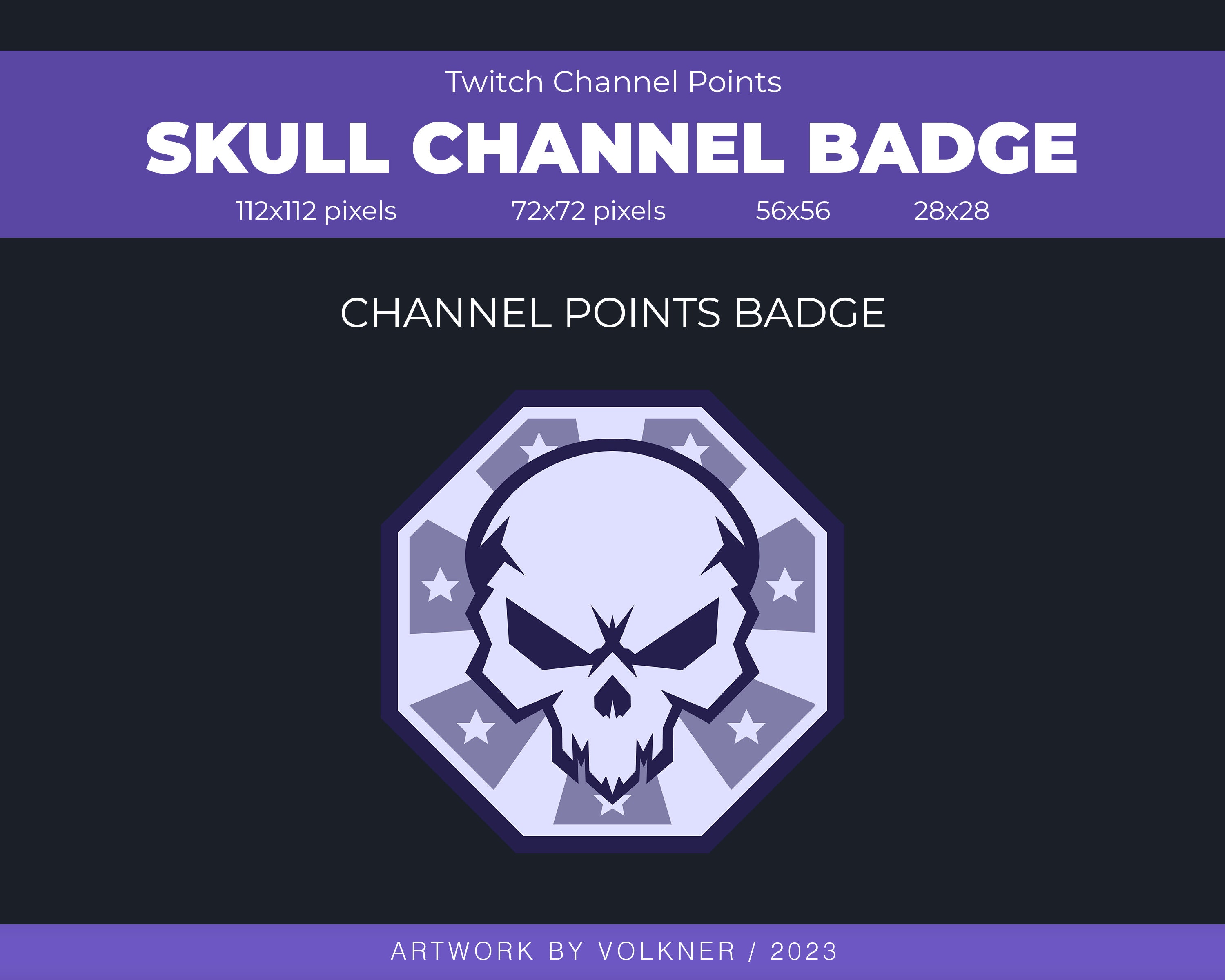 Twitch Channel Points Badge Discord Roles Emote - Etsy