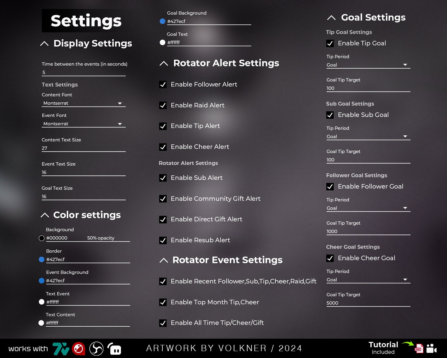 Custom Event Rotator Widget | Twitch Alerts | Stream Goal Widget ... Custom Event Rotator Widget | Twitch Alerts | Stream Goal Widget ...