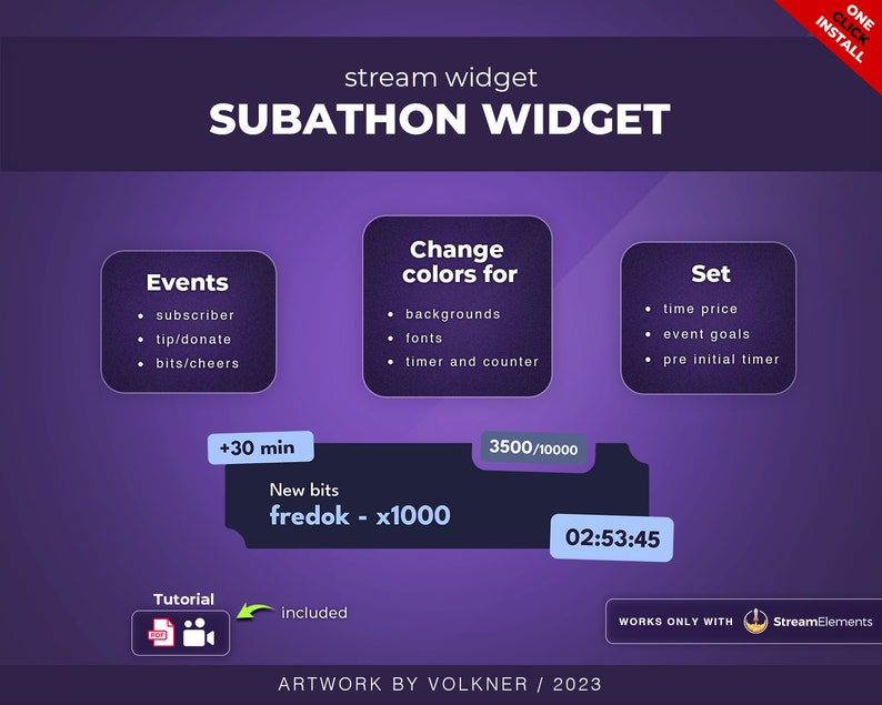 Twitch Subathon Stream Widget customizable Event Rotator and Goal ... Twitch Subathon Stream Widget customizable Event Rotator and Goal ...