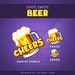 Animated Beer Emotes + STATIC | 5 Emotes | Cheers | Drink up | Refuel ...