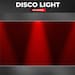 Disco Light Stream Decoration | 3 Red Transparent Overlays | Loop ...