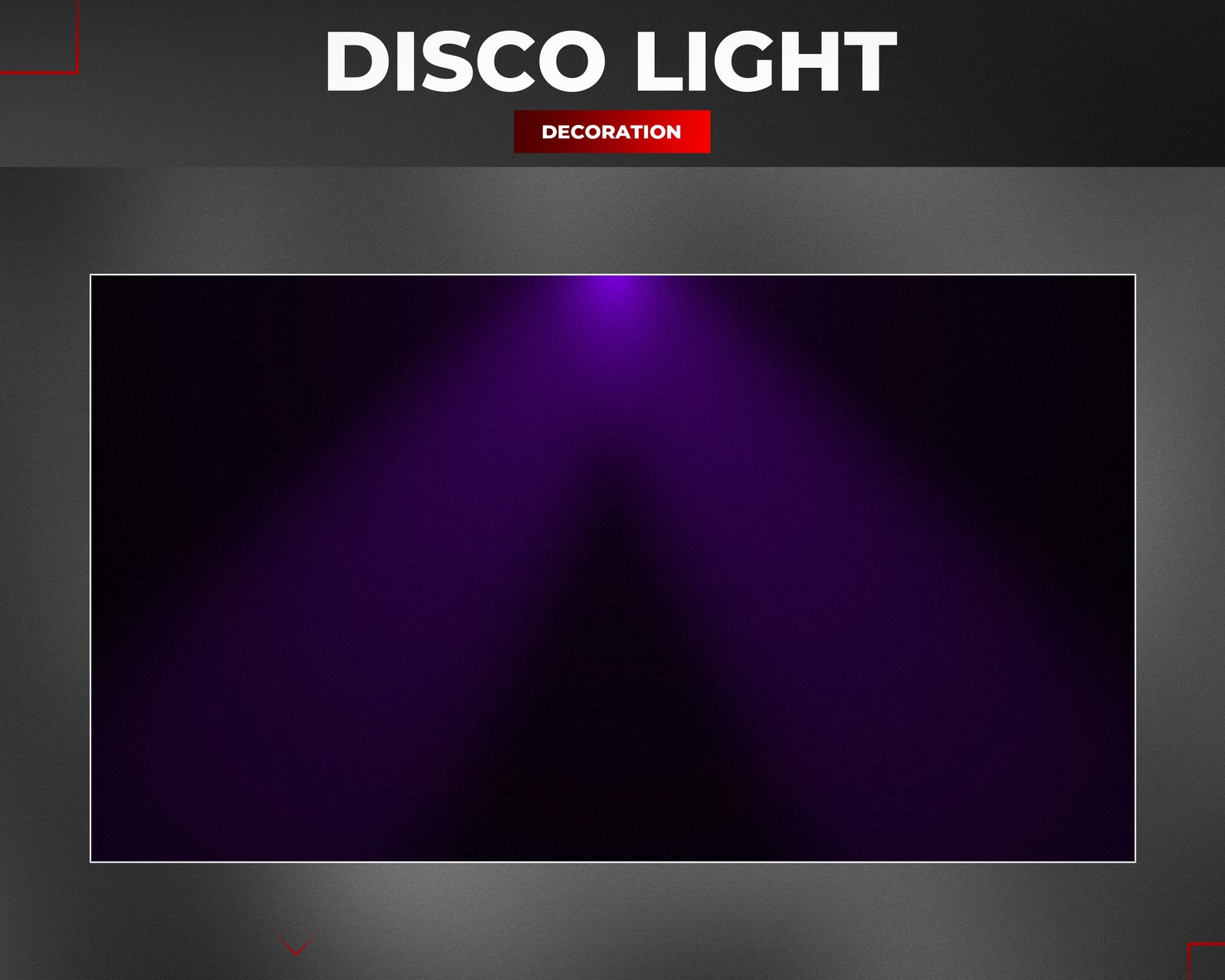 Disco Light Stream Decoration | 3 Purple Transparent Overlays | Loop ...