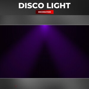 Disco Light Stream Decoration | 3 Purple Transparent Overlays | Loop ...