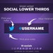 Customizable Rotating Social Media Overlay | 10 Social Media Events ...