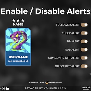 Twitch Gacha Alert Stream Widget (customizable) | Vtuber Overlay ...