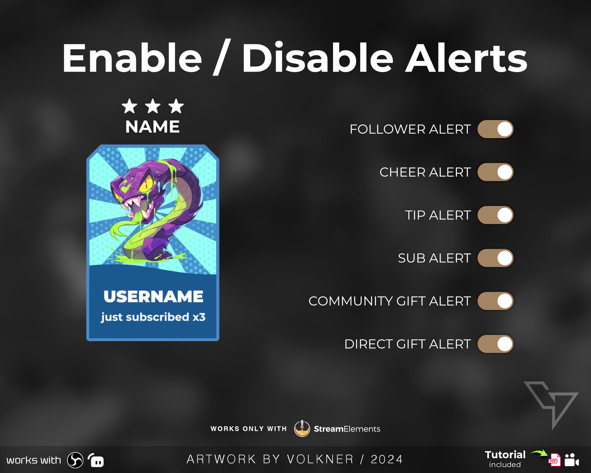 Twitch Gacha Alert Stream Widget (customizable) | Vtuber Overlay ...