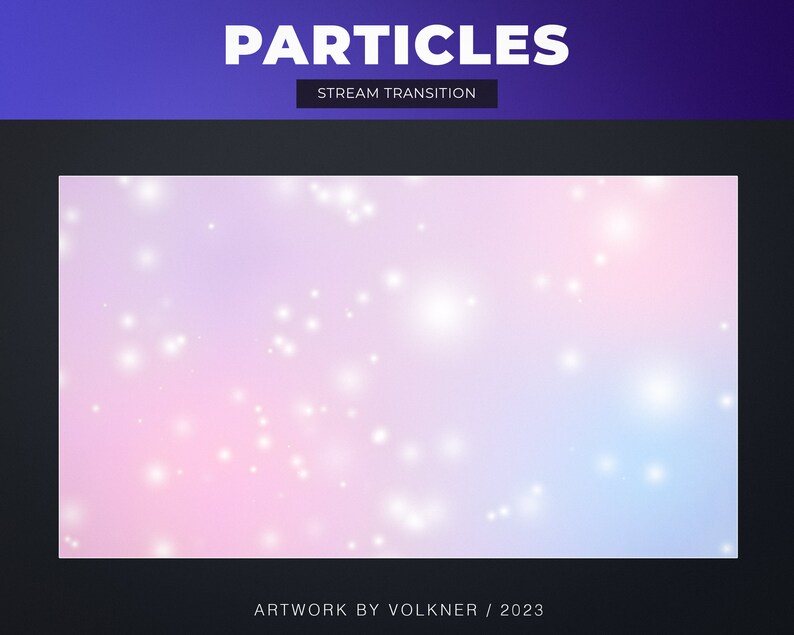 Particles Stream Transition | Vtuber Stinger | Cute Animated Scenes Transition | Pastel ...