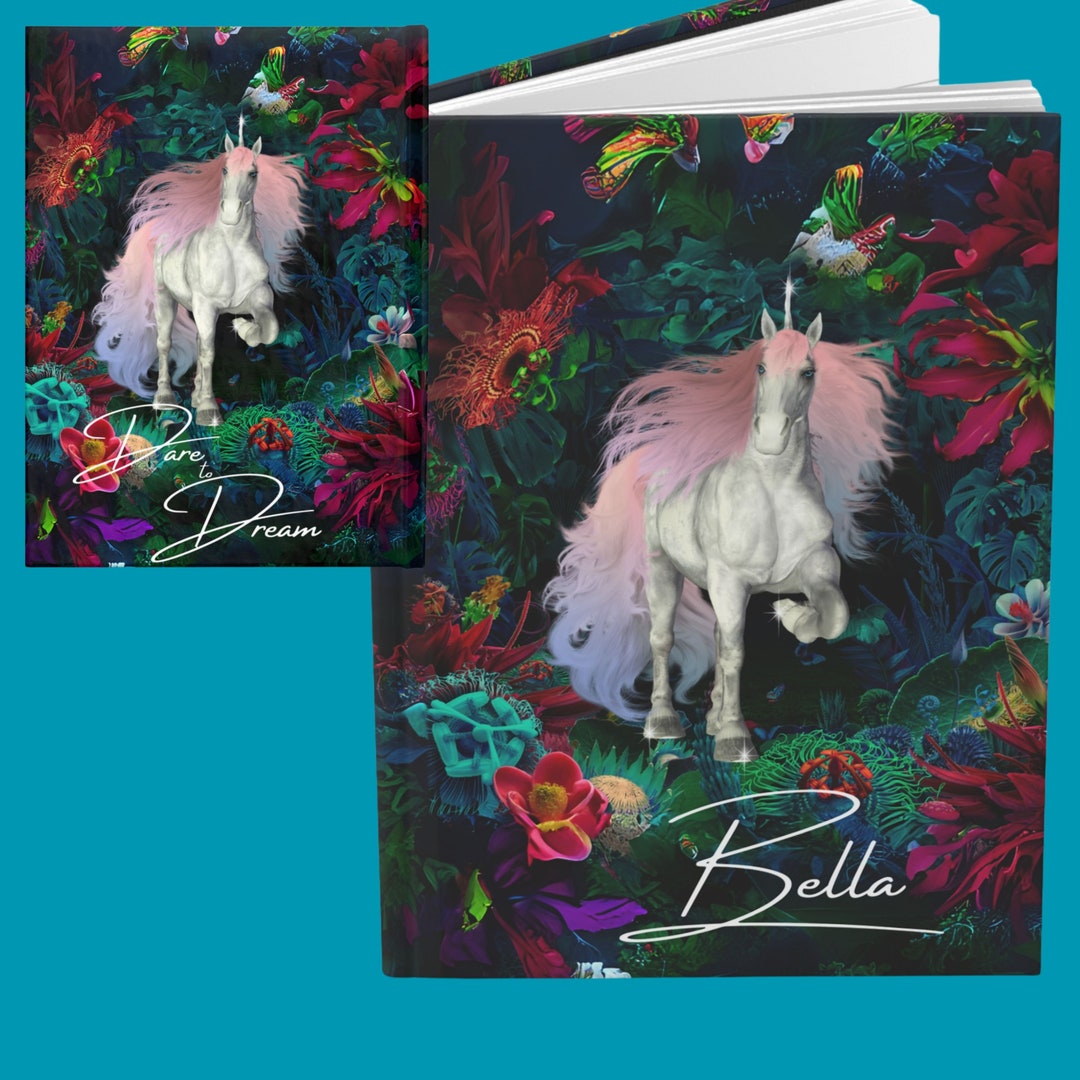 Enchanted Dreams Unicorn Fantasy Personalized Hardcover - Etsy